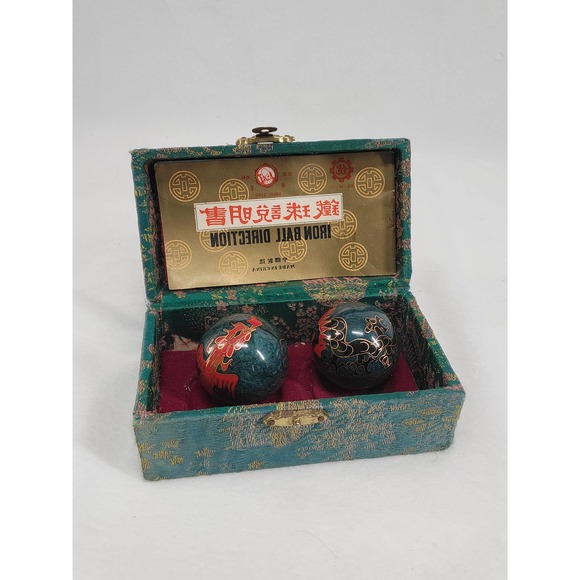 Zingz & Thingsz | Other | 985 Vintage Green Chinese Iron Baoding Health ...